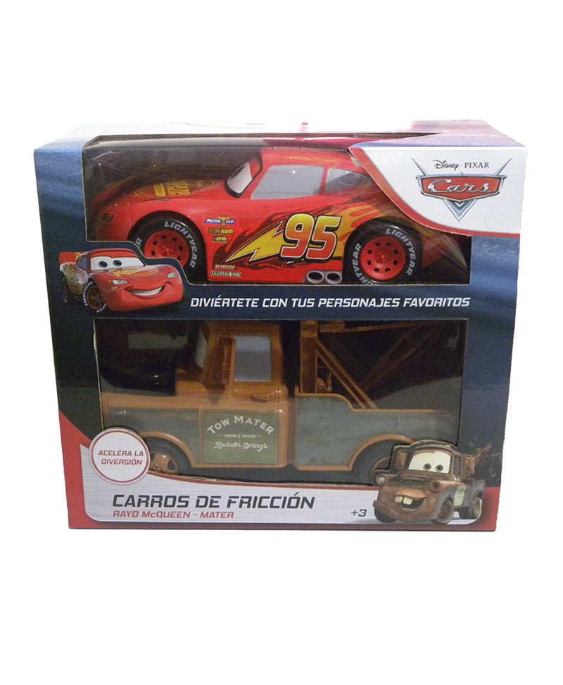 Cars Set Rayo McQueen y Mate fricción Disney | Merovikingo